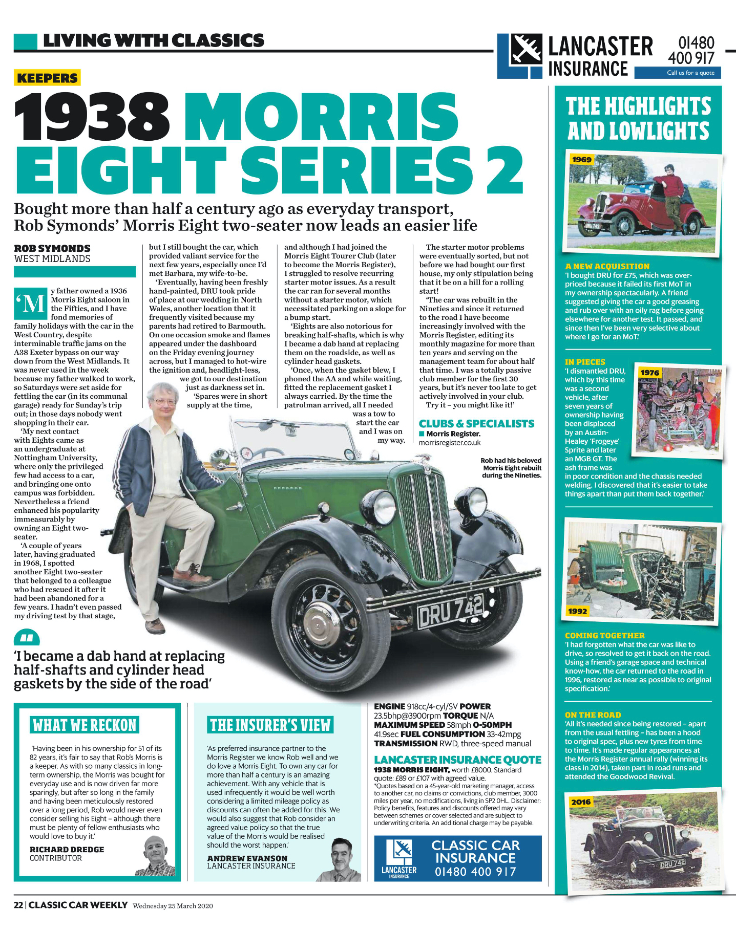 Classic Car Weekly 25 March 2020 – Morris Register